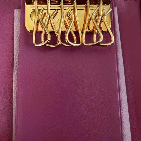 Miu Miu | Accessories | St Coco Lux Miu Miu Key Holder In Geranio Color ...